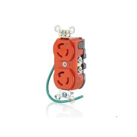 Leviton Locking Receptacle, L5-15R, 15 A, 125V AC, Single Phase, 2 Pole ...