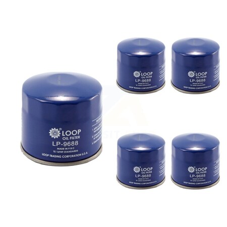 Loop Engine Oil Filter 5 Pack For Hyundai Kia Sonata Elantra Subaru ...