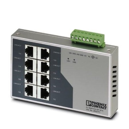 Phoenix Contact FL SWITCH SF 8TX Ethernet Switch 8 TP 2832771 | Zoro