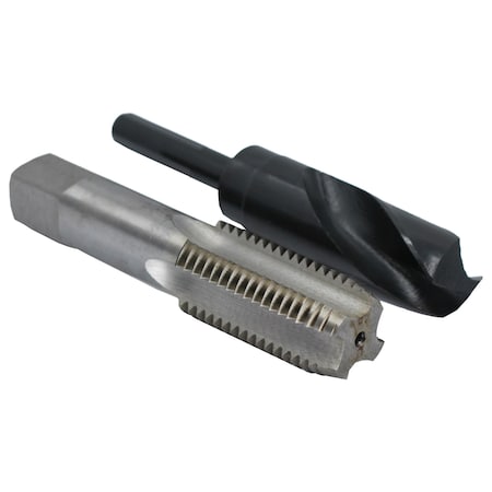 Drill America m27 X 2 HSS Plug Tap and 25.00mm HSS 1/2" Shank Drill Bit ...