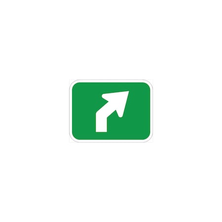 Sign Solutions Usa Advance Right Turn Arrow 21X15 High Intensity ...