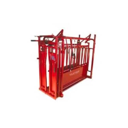 Tarter Cattlemaster Series 3 Chute with Automatic Catch Headgate, Red ...