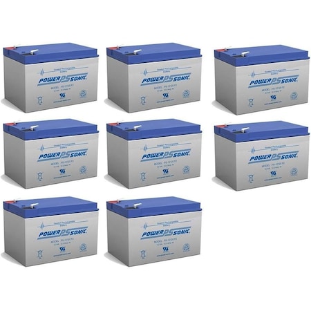 Power-Sonic PS-12120F2 12V 12Ah AGM Battery, 8PK PS-12120 F2 | Zoro