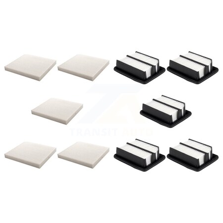 Pur 5x Air + 5x Cabin Filter 10 Total Kit For Honda Accord KFL-102005 ...