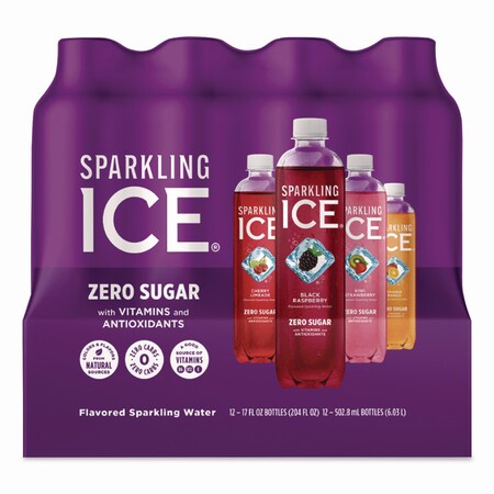 Sparkling Ice Variety Pack Sparkling Water, 17 oz Bottle, 12PK TLK95092 ...