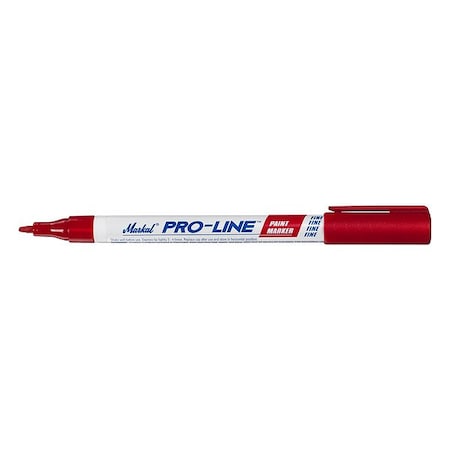 Markal Paint Marker, Fine Tip, Red Color Family, Paint 96874 | Zoro