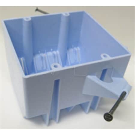 Encendiendo EZ32DNR 32 cu. in. PVC 2-Gang Electrical EZ Box with Nails ...