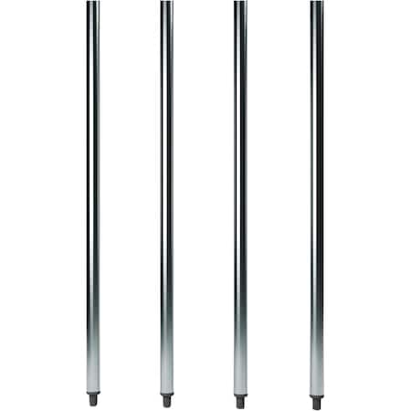 Amgood 42 in. Galvanized Steel Legs for Work Tables, 4PK AMG GS LEG-42 ...