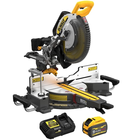 Dewalt Cordless Miter Saw, 12 in Blade Dia., 1 in Arbor Size DCS781B | Zoro