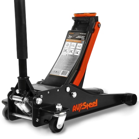 Av Steel Low Profile Floor Jack, 3 Ton 6600 lbs Capacity, Heavy Duty ...