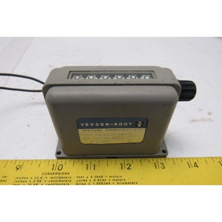 Veeder-Root 6 Digital Rotary Manual Counter 120506-008 | Zoro