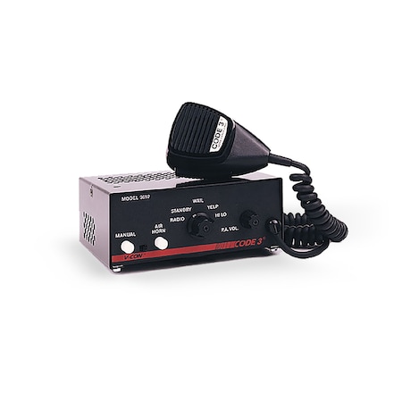 Code 3 Electronic Siren, 200W, 6.5" D, 2.7" H 3692S | Zoro