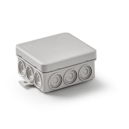 Famatel Usa Electrical Box, Junction Box, ABS, Punchouts, 3.3'' x 3.3 ...