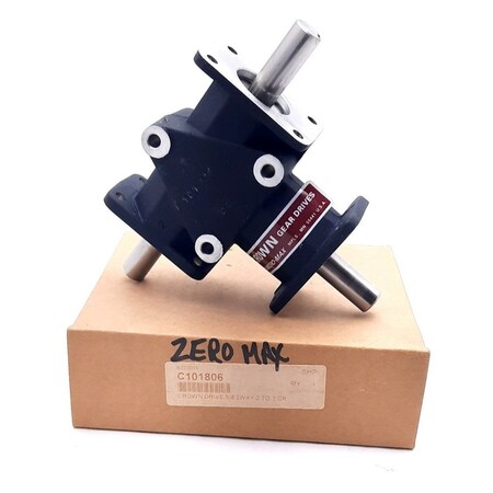 Zero Max Counter Rotating Gearbox 3 Way 5/8 2:1 50-80lbs C101806 | Zoro