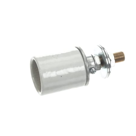 Hanson Heat Lamps Socket without Wire, Brass 617A | Zoro