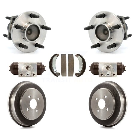 Transit Auto Rear Wheel Cylinders & Drum Shoes Hub Bearing Kit For ...