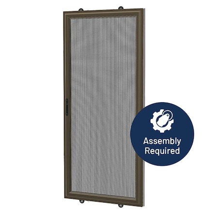 Ritescreen Sliding Screen Door, Left Hand, Bronze, PetScreen Mesh, 30. ...