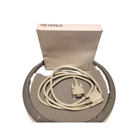 Keyence Scanner Cable, D-Sub 9 Pin to D-Sub 9 Pin Straight Cable, 1.5 m ...