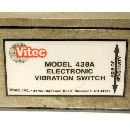 Vitech VITEC MODEL Electronic Vibration Switch 438A | Zoro