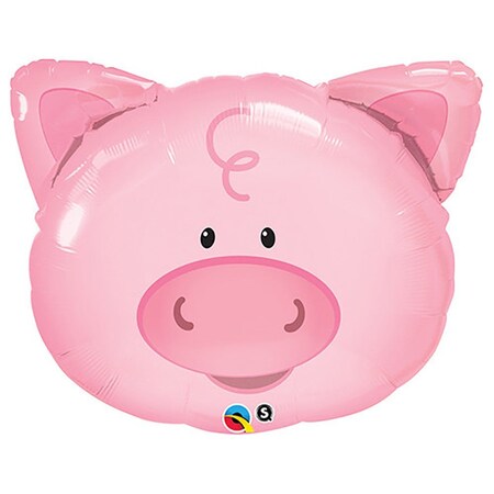 Loonballoon Farm Animals Balloons, 30 inch Pink PIG LOON-LAB-11062-01-A ...