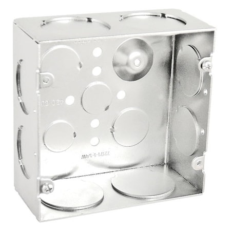 Southwire Electrical Box, 42 cu in, Junction Box Type, Steel, Square ...