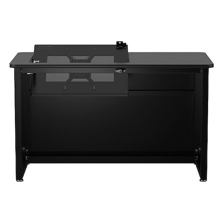 Versadesk Computer Desk, 24 in D X 29 in H, 48 in W X RSD4824-BB | Zoro