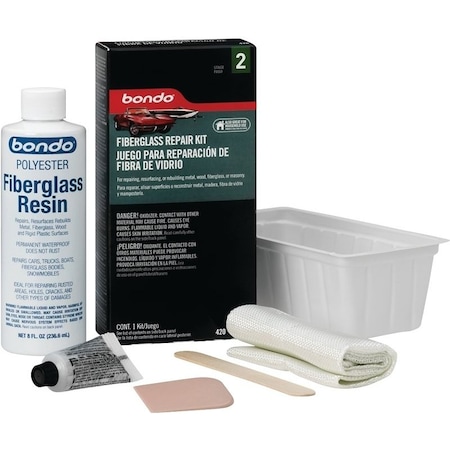 Bondo 420C Fiberglass Resin Repair Kit, 0.5 pt 420 | Zoro