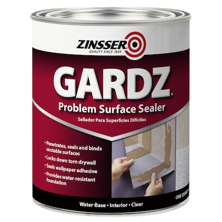 Zinsser Zinnser Gardz Problem Surface Sealer, Matte, Clear, 1 Quart ...