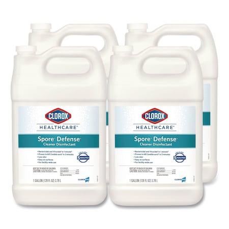 Clorox Spore Defense Cleaner Disinfectant, Closed System, 1 gal Refill ...