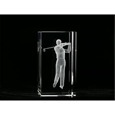 Happyholidays 1159-100-37 4 L x 2 H x 2 W in. Crystal Laser-Engraved ...