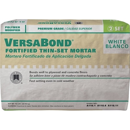 Custom Building Products VersaBond Flex Series Thin-Set Mortar, White ...