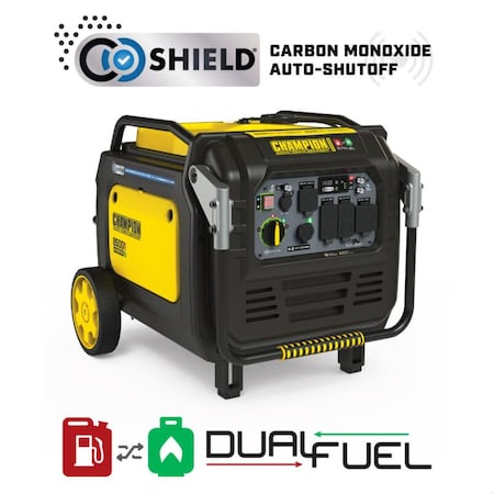Champion Power Equipment Portable Generator, Gasoline/Propane, Electric ...