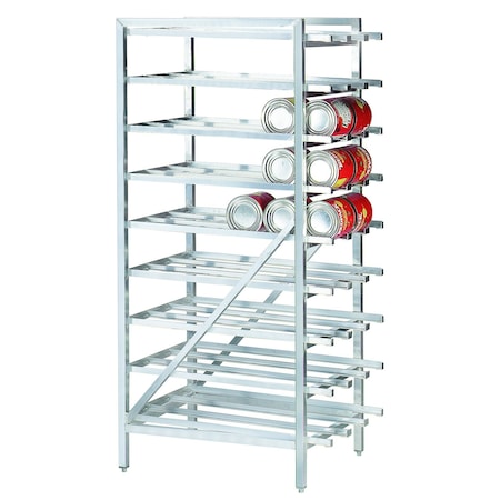 Advance Tabco Special Value Can Rack stationary design w/bullet feet w ...