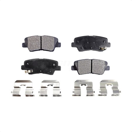 Positive Plus Rear Semi-Metallic Disc Brake Pads For Hyundai Kia ...