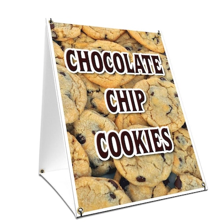Signmission Chocolate Chip Cookies, 24 Inch x 18 Inch A-frame Yard Sign ...