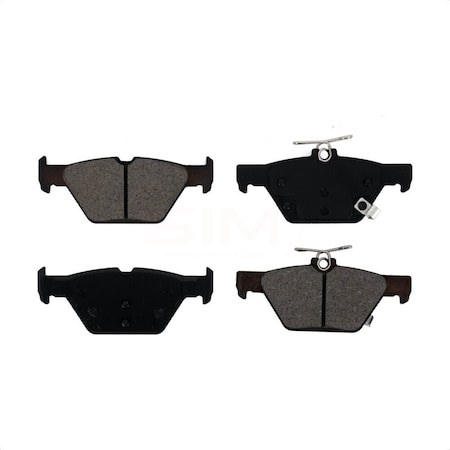 Sim Rear Semi-Metallic Disc Brake Pads For Subaru Outback Legacy ...