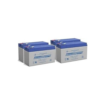 Power-Sonic PS-1270F1 12V 7Ah F1 AGM Rechargeable Batteries, 4PK PS ...
