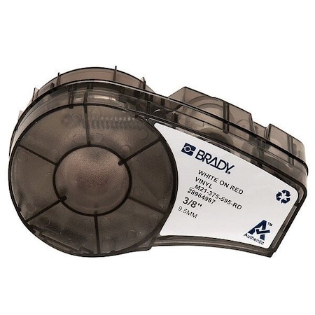 Brady Red All Weather Vinyl Labels for Brady M210 and M211, 0.375in M21 ...