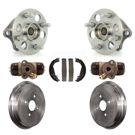 Transit Auto Rear Wheel Cylinders Drum & Shoes Hardware Hub Bearing Kit ...