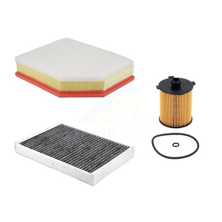 Pur 1x Air + 1x Cabin + 1x Engine Cartridge Oil Filter 3 Total Kit For ...