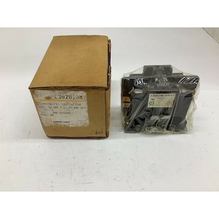 Unbranded Arrow Hart 480 volt Contactor 40 Amp 24 Volt Coil CS02U10 | Zoro