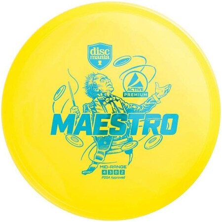 Discmania Active Premium Maestro Midrange Disc for 165G-170G, Assorted ...