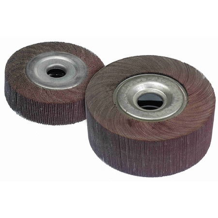 A-Prime Premium Unmounted Aluminum Oxide Flap Wheels, 8in x 1in x 1 ...