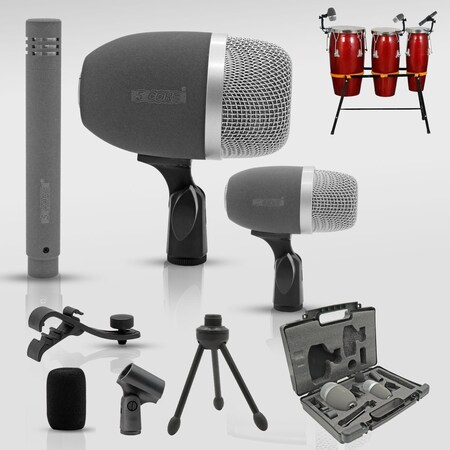 5 Core 5 Core Conga Mic Set with Tom Snare Condenser MicCardioid ...