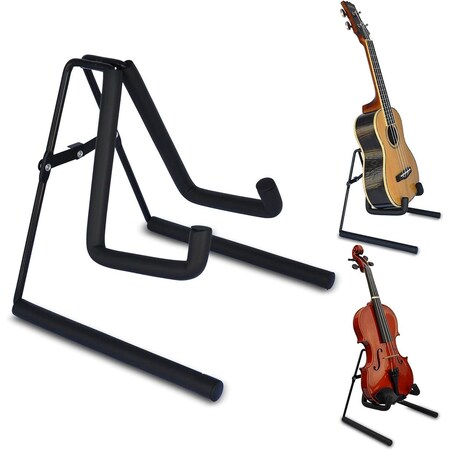 5 Core 5 Core Ukulele Stands Floor - A-Frame Style Foldable Metal Body ...