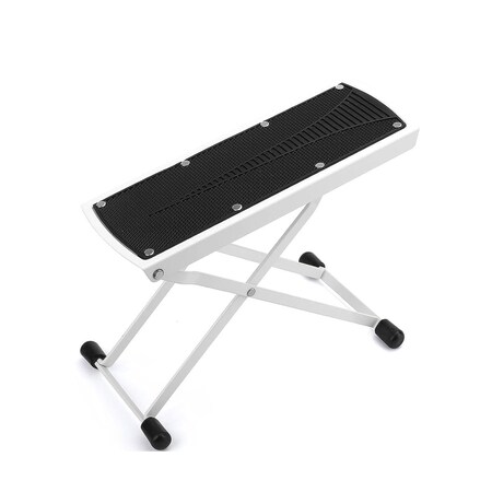 5 Core 5 Core Guitar Foot Stool Stand - 6 Level Height Adjustable Leg ...