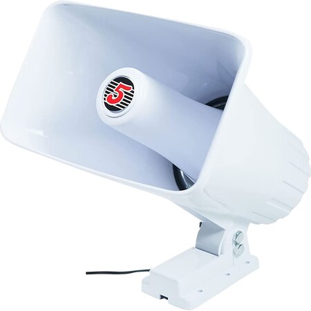 5 Core 5 Core Indoor Outdoor PA Horn Speaker 5 x 8 Inch Loud Portable ...