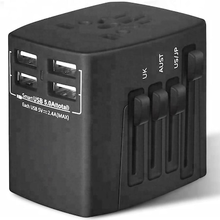 5 Core 5 Core International Plug Adapter - Universal Multicharger Power ...