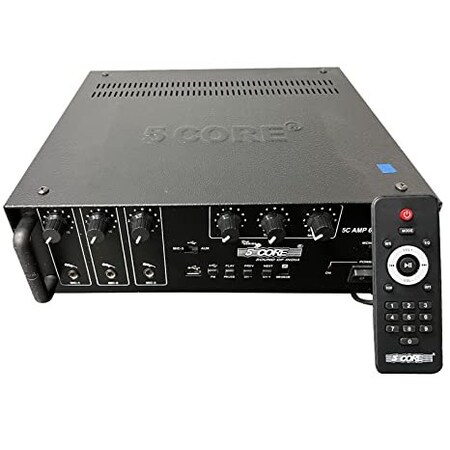 5 Core Amplifier Mini Stereo Receivers Home Audio Outdoor Dual Channel ...