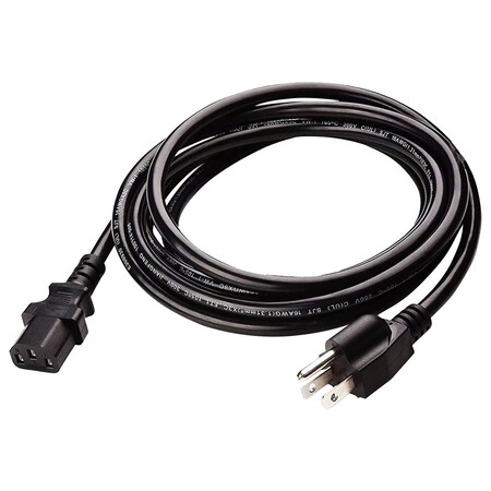 5 Core 5 Core AC Power Cord 10Ft 3 Prong Extension Adapter - 16AWG/2C ...